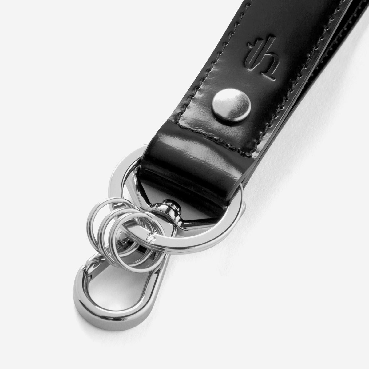 Key Ring Belt / black × silver – th products